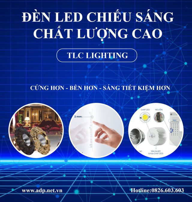 Đèn LED TLC Lighting - Thiết bị điện ADP